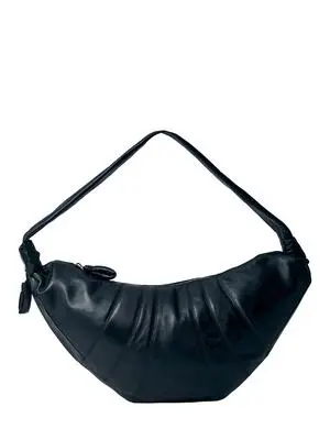 LEMAIRE Large Croissant Shoulder Bag - Black