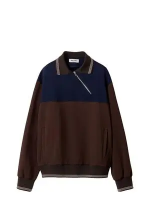 Miu Miu Viscose Zip-up Sweatshirt - Multicolor