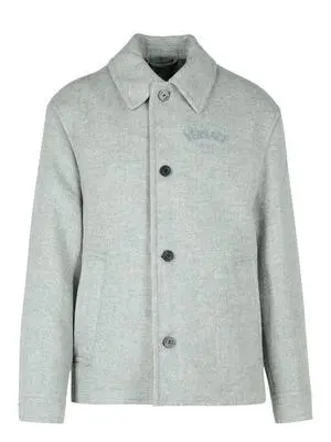 Versace Wool Jacket - Gray