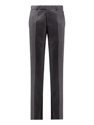 Dior Cashmere And Wool Tailored Trousers - Multicolor
