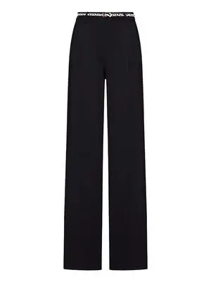 Max Mara MAX MARA STUDIO Fluid Cady Trousers Black
