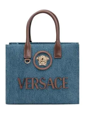 Versace Medusa Head Tote Bag - Blue