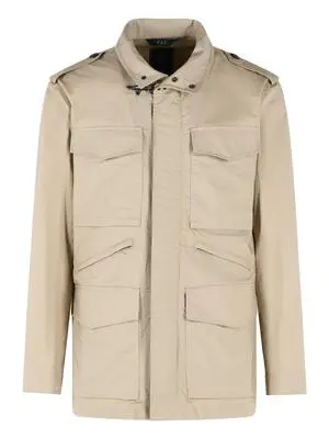 FAY Cotton Poplin Jacket - Cream