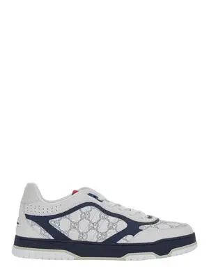 GUCCI GUCCI Re-Web Low Top Leather Sneakers With GG All-Over Motif