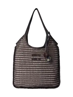 Miu Miu Ivy Mesh Tote Bag - Brown