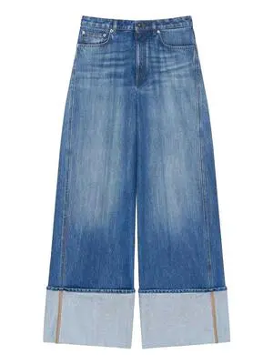 Givenchy Cuffed Jeans - Blue