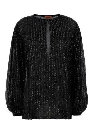 Missoni Sequined Viscose Blend Blouse - Black