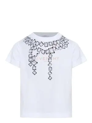 Givenchy Printed Cotton T-shirt - White