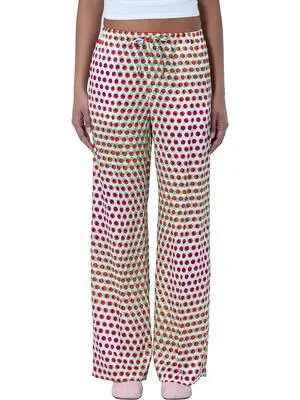 Dries Van Noten Wide-leg Printed Silk Trousers - Red