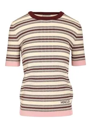 Moncler Striped Knit T-shirt - Multicolor
