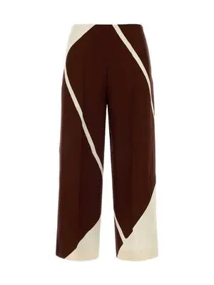 Alberta Ferretti Two-tone Viscose Pants - Multicolor
