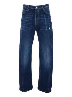 Dsquared2 Five-pocket Design Relaxed Fit Denim Jeans - Multicolor