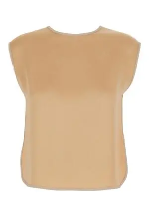 FORTE_FORTE Sleeveless Top With V-neck Back - Multicolor