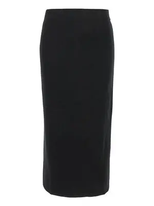 P.a.r.o.s.h Wool Cashmere Stretch Skirt - Multicolor