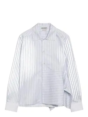 JW ANDERSON J.W. Anderson Striped Asymmetric Draped Shirt