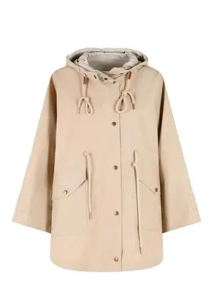 Moncler Bruerra Cape - Cream