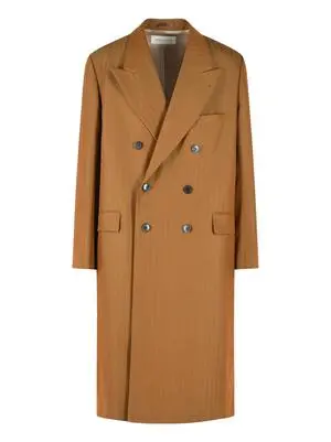 Dries Van Noten Rosie Wool Blend Coat - Brown