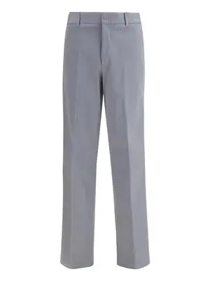 Fendi Cotton Tailored Pants - Gray