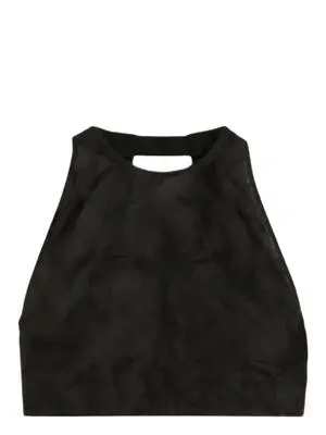 Max Mara Mxsfumetto Crop Top - Black