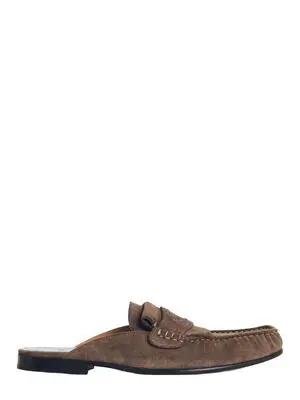 Marni Suede Sabots - Brown