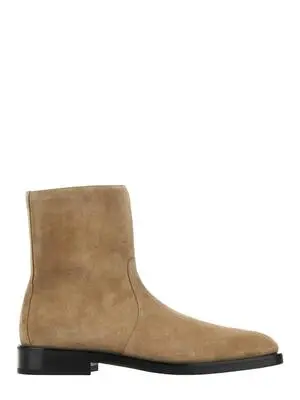 FERRAGAMO Suede Gerald Ankle Boots - Brown