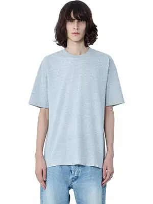 Saint Laurent Cassandre Oversize T-shirt - Gray