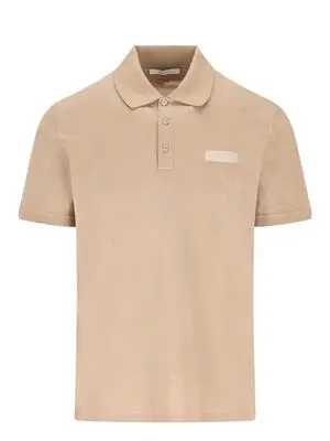 Givenchy Givenchy Men Givenchy Paris Gros Grain Cotton Polo Multicolor