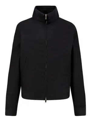 Dior Black Cotton Blend Satin Jacket - Multicolor