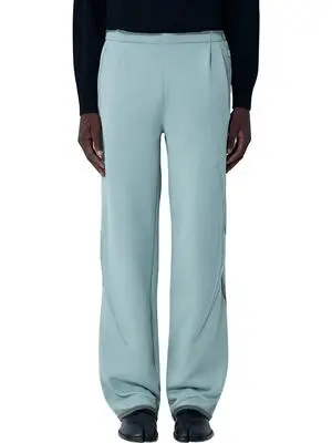 KIKO KOSTADINOV Wool-blend Paneled Pants - Green