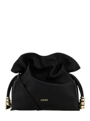 LOEWE LOEWE Leather Mini Coil Flamenco Clutch