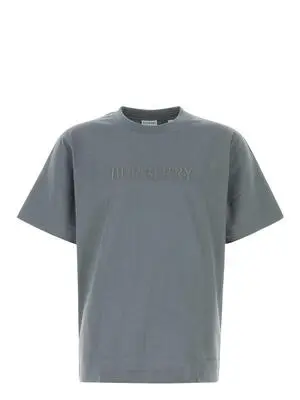 Burberry Dark Grey Cotton T-shirt - Gray