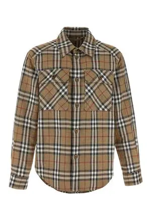 Burberry Double Face Shirt - Brown