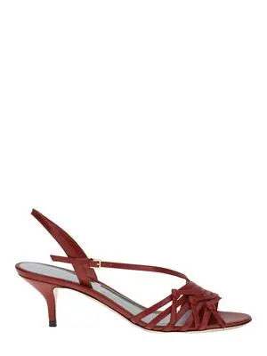 Valentino Garavani Nodine Kidskin Sandals - Red