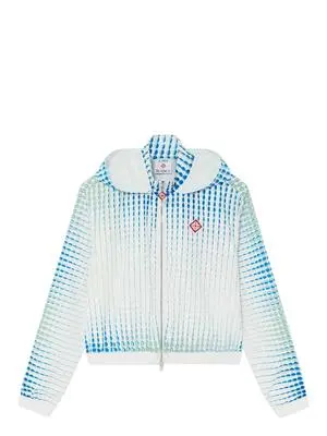 Casablanca Hooded Jacket With Dashed Pattern - Multicolor