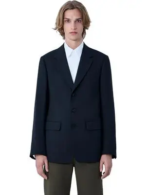 Dries Van Noten Single-breasted Wool Blazer - Black