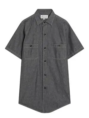 MAISON MARGIELA Maison Margiela Gray Cotton Shirt Men Gray