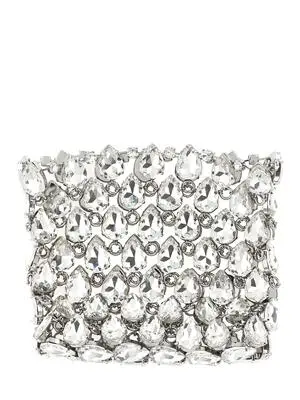 SELF-PORTRAIT SELF-PORTRAIT Crystal Chainmail Mini Clutch