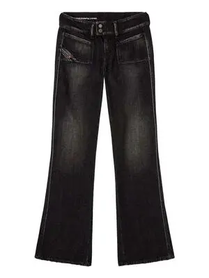 DIESEL® Diesel D-Hush 09N50 Appliqué Jeans Black