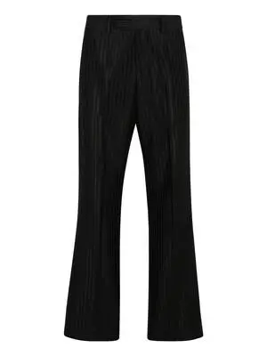 Amiri Viscose Blend Jacquard Trousers - Black