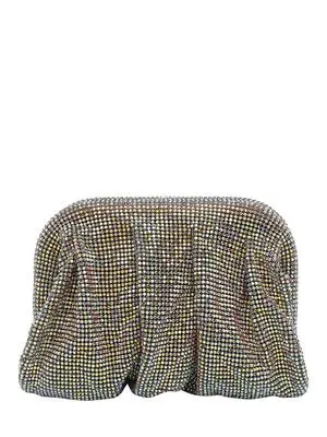 Benedetta Bruzziches Venus La Petite Pochette With Crystal Embellishments - Gold