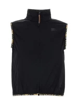 Burberry Sleeveless Jacket - Black