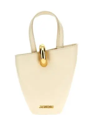 Jacquemus Le Petit Bambola Mini Bucket Bag - White