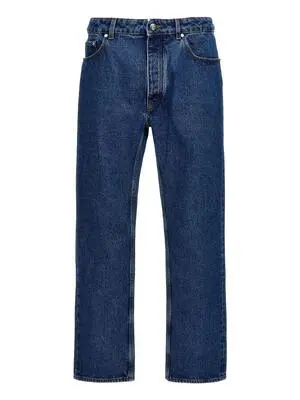 Palm Angels Lw Monogram Jeans - Blue