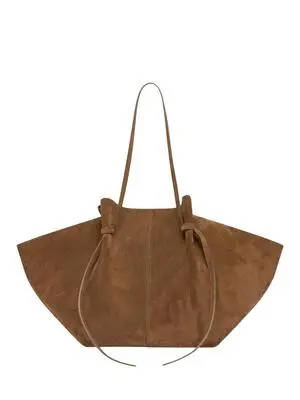 Yuzefi Mochi Raffia Bag - Brown