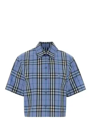 Burberry Embroidered Cotton Shirt - Multicolor