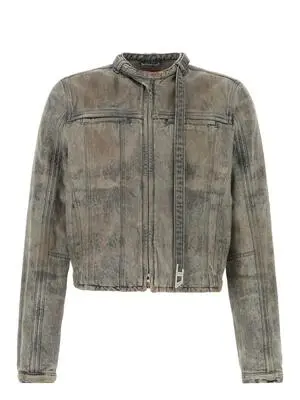 DIESEL® Grey Denim Jacket - Gray