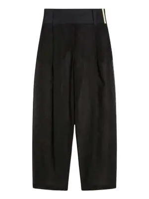 Sportmax Spsfavetta Trousers With Inserts - Black
