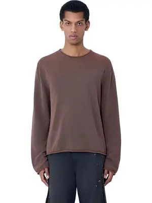 OUR LEGACY OUR LEGACY Rigid Popover Sweater - Fine Knit Crewneck