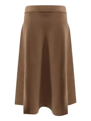 Max Mara Lazio Viscose Blend Skirt - Multicolor
