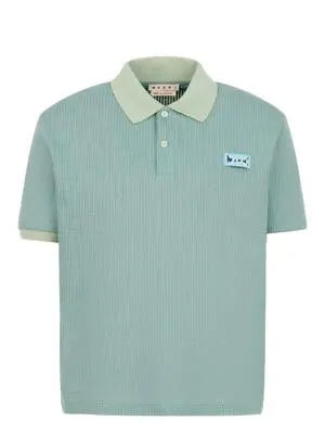 Marni Jacquard Polo - Green